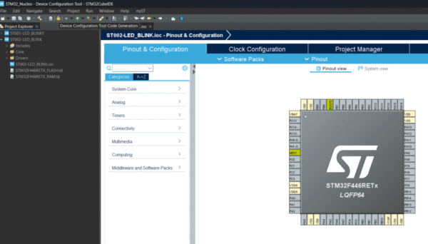 Setting Up Your First STM32 Project in STM32CubeIDE and Writing a ...